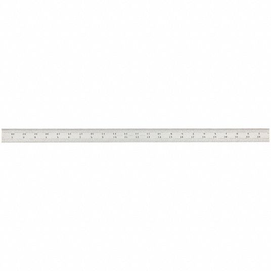 STARRETT, C604R-24, 2 ft, Steel Rule, Spring Tempered - 2ZUW4|C604R-24 ...