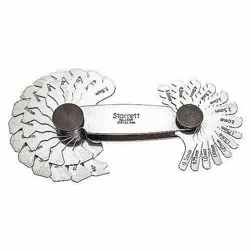 STARRETT Juego de Calibrador de Paso , 22 Hojas - Calibradores de Paso ... STARRETT Juego de Calibrador de Paso , 22 Hojas - Calibradores de Paso ...