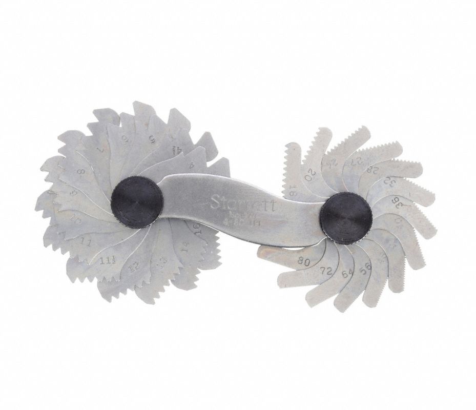 STARRETT Calibrador de Paso de Roscas, 28 Hojas - 2ZVE3 | 474 ...