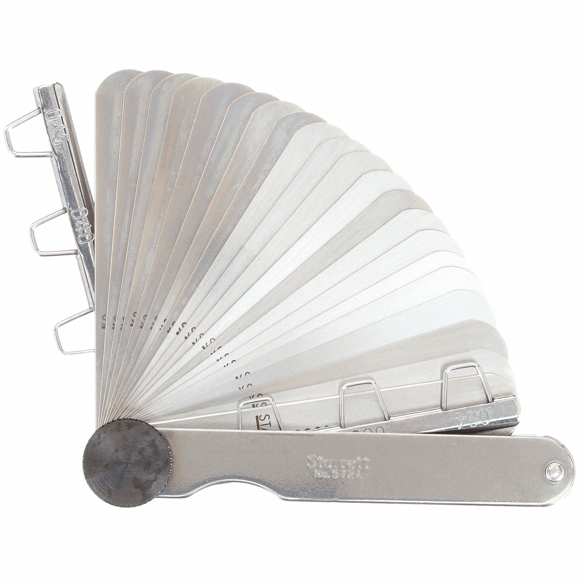 STARRETT, Inch, 28 Feeler Blades, Feeler Gauge Set - 2ZVE4|572A - Grainger