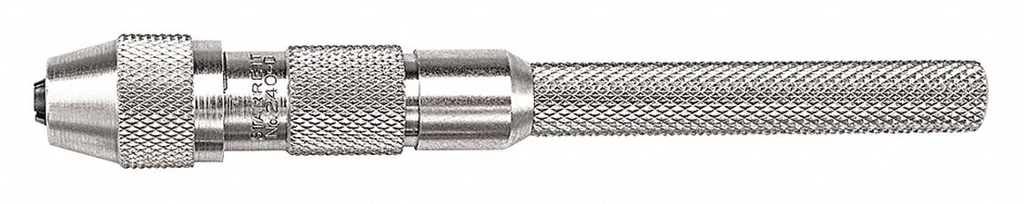 STARRETT, Pin Vise, 5.1 mm Max Size - mm, Pin Vise - 2ZVH8|240D - Grainger