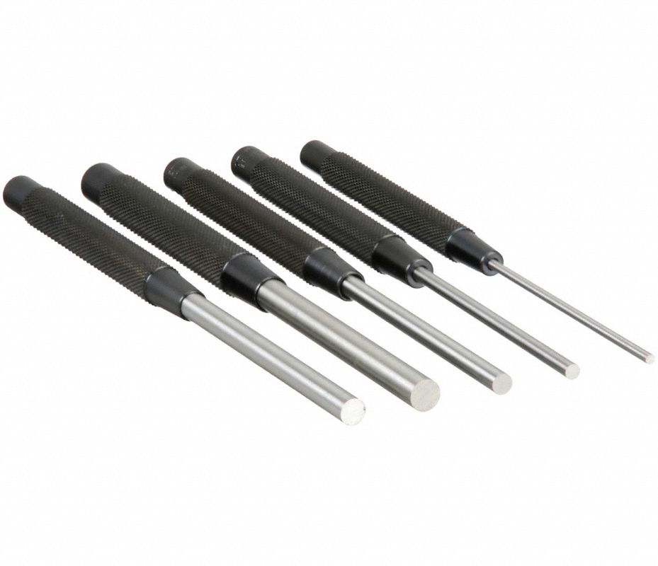 STARRETT Juego de Punzones De Punta Larga Acero 5 piezas - Juegos de Punzones y Cinceles - 2ZVJ7 ...