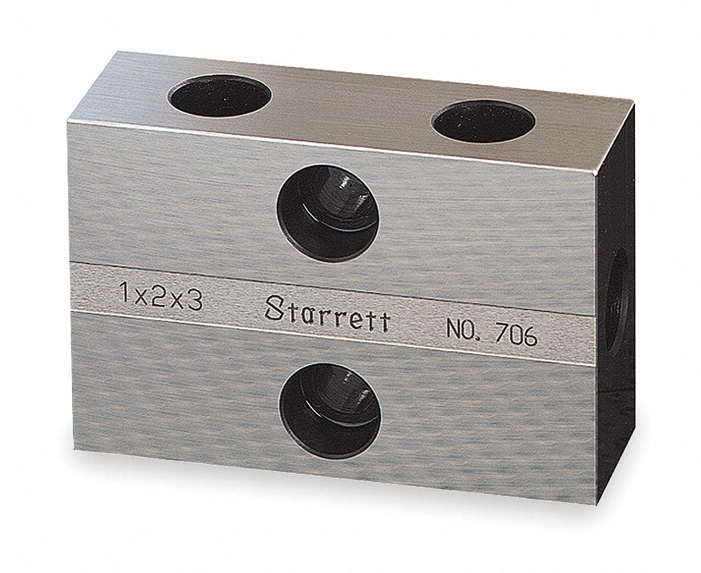 STARRETT, 1 Blocks, 5 Holes, Tri-Block - 2ZVL2|706AZ - Grainger