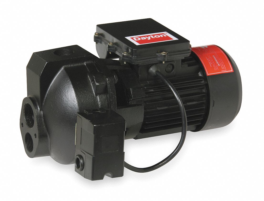 Convertible Jet Pump, 1-1/2, 14.2/7.5 Amps - Grainger