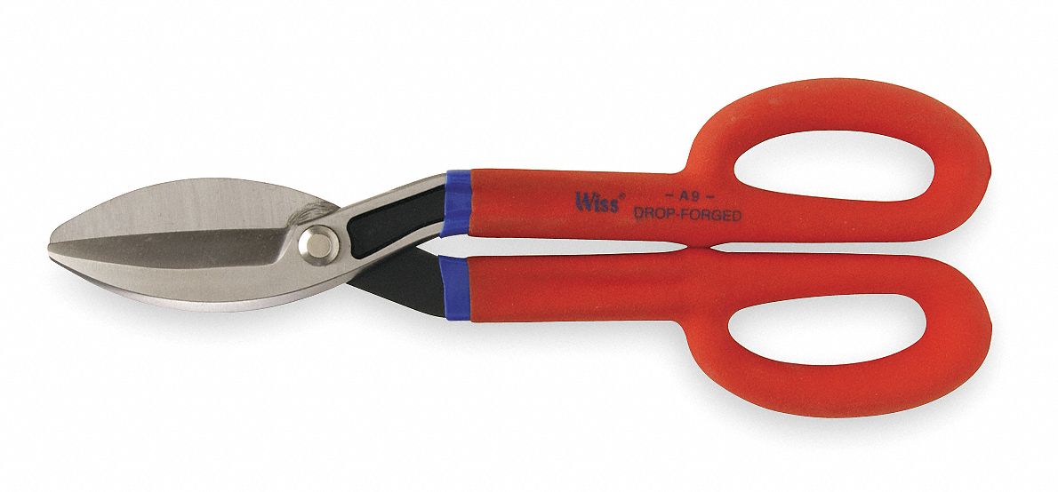 CRESCENT WISS, Straight, 12 1/2 in Overall Lg, Tinners Snip - 2ZY11|A9N ...