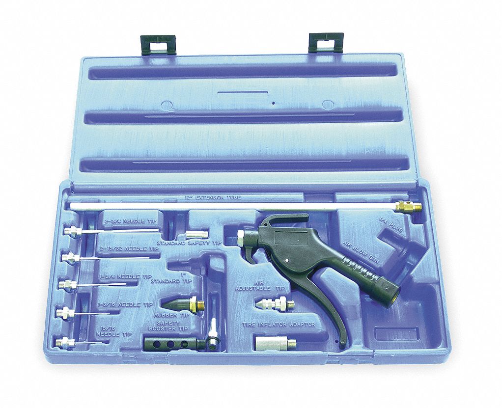 Air Gun Kit, Pistol Grip - Grainger