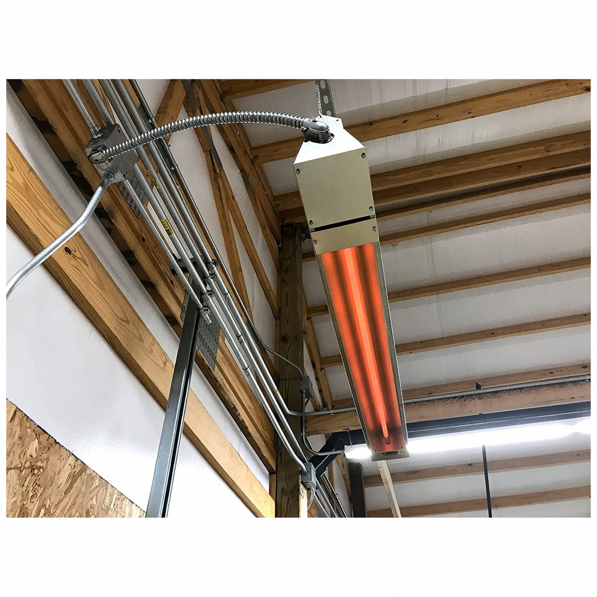 FOSTORIA Outdoor/Indoor Quartz Infrared Heater, Brown, 1500W 120V ...