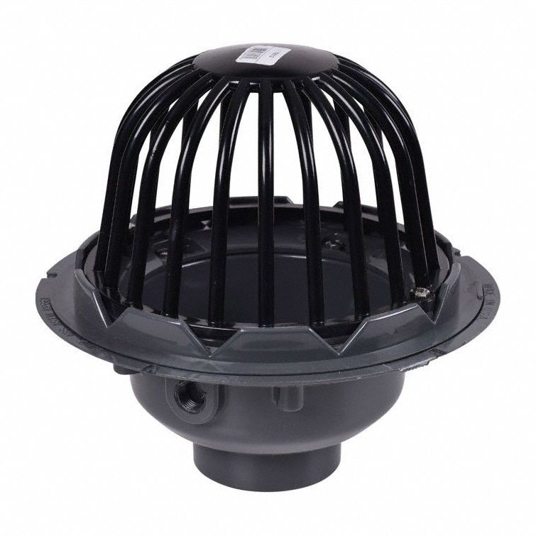 OATEY, PVC Roof Drain,w/ABS Dome and Guard,3" - 58NJ11|78013 - Grainger