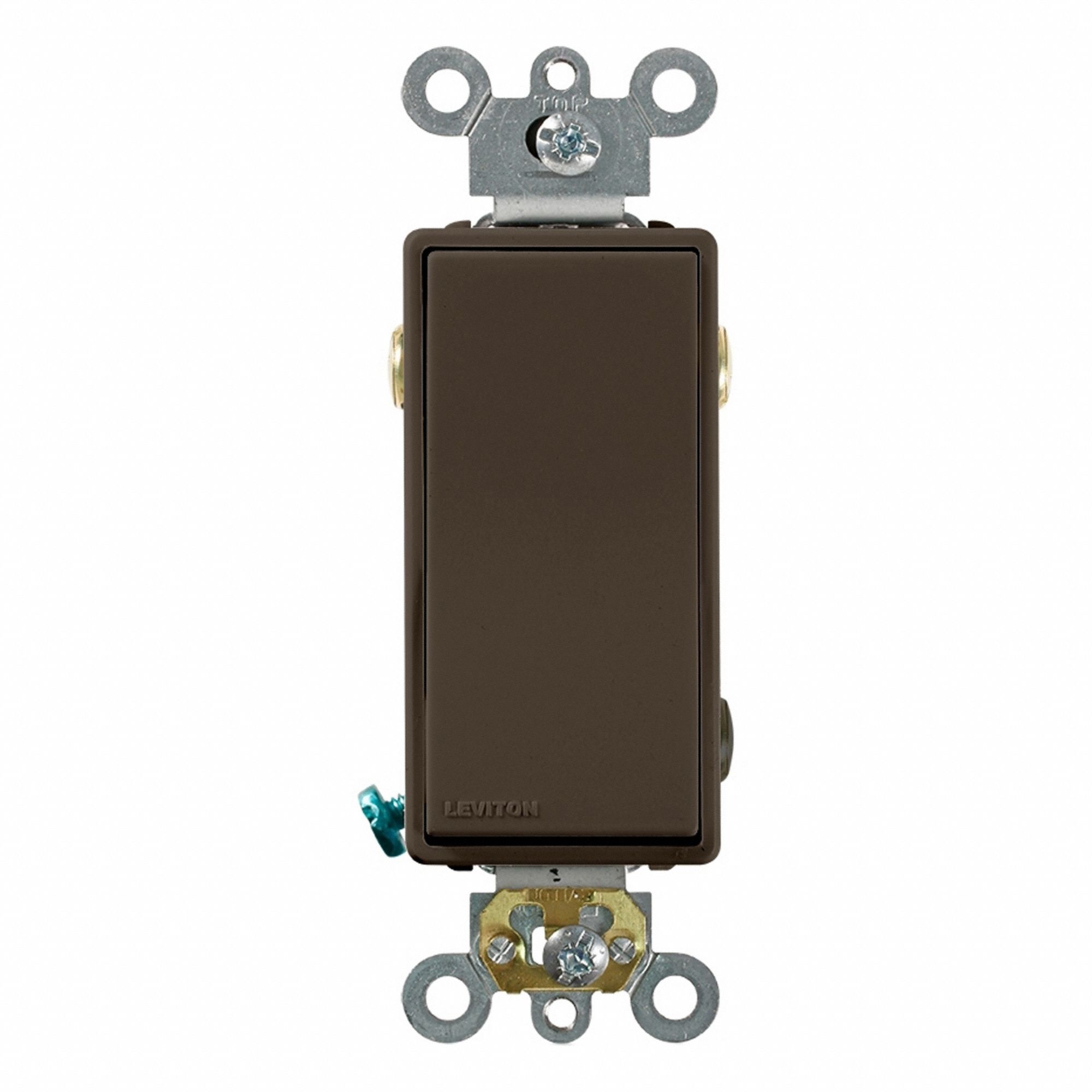 Decora Plus Rocker 3-Way 20A Brown - Grainger