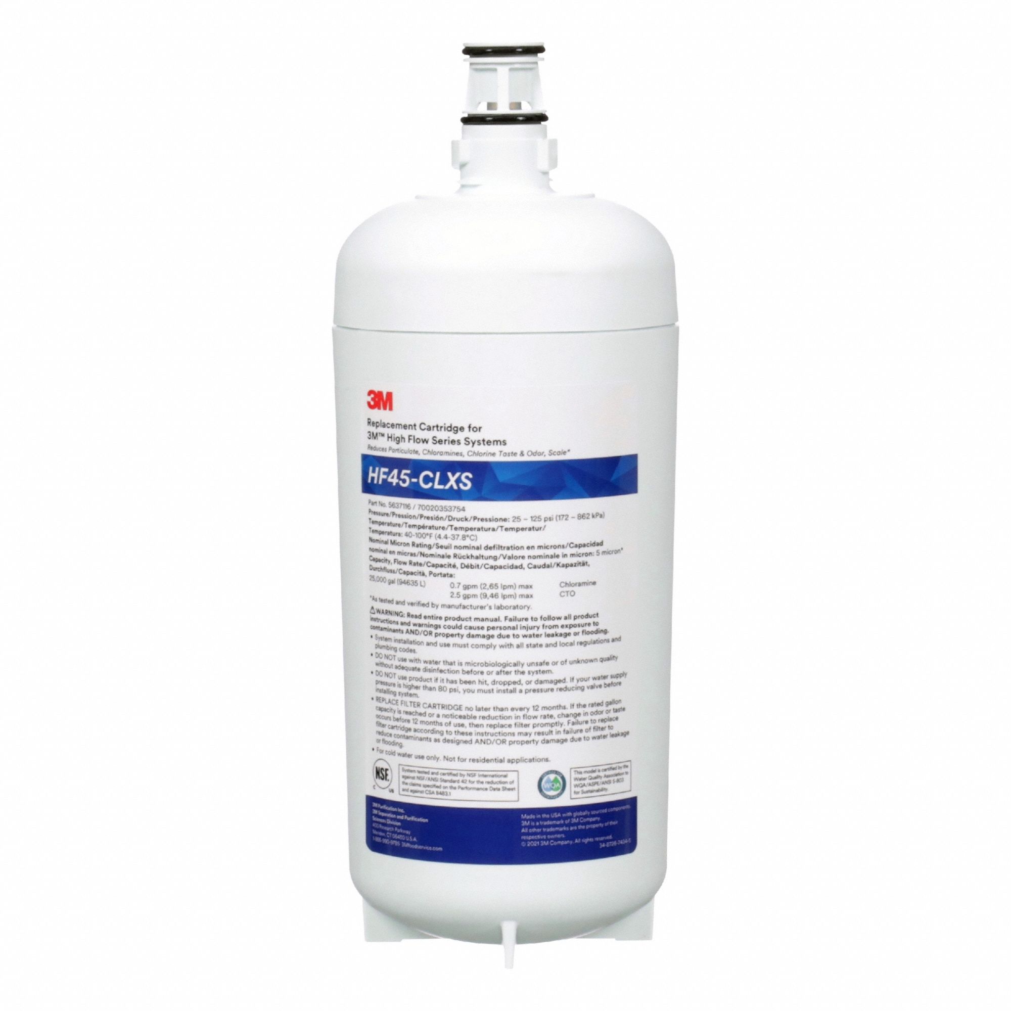 3M, 50 micron, 2.5 gpm, Quick Connect Filter - 846CY1|HF45-CLXS ...