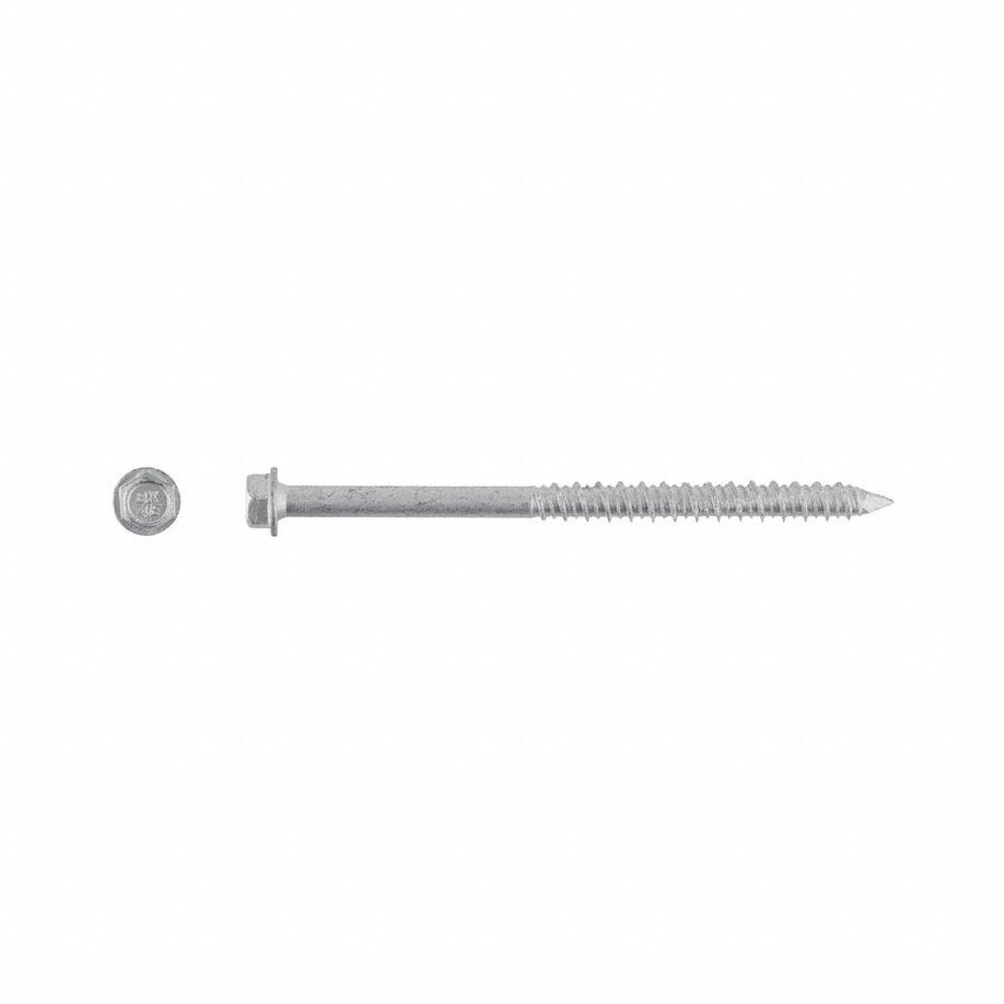 TAPCON, 5 in Overall Lg, 1/4 in Dia, Screw Anchor - 818JN1|3460907 ...