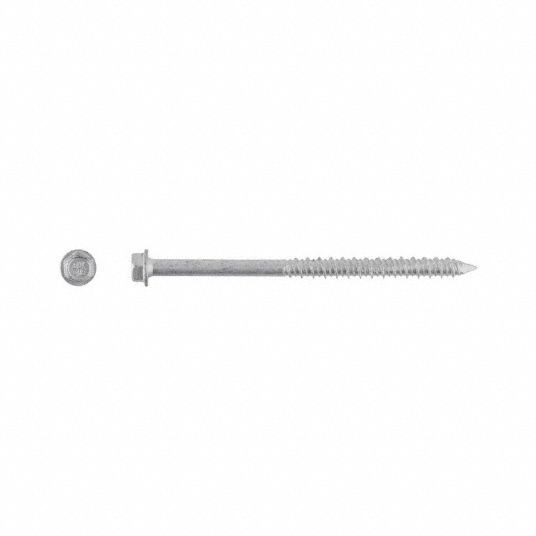 TAPCON, 5 in Overall Lg, 1/4 in Dia, Screw Anchor - 818JN1|3460907 ...