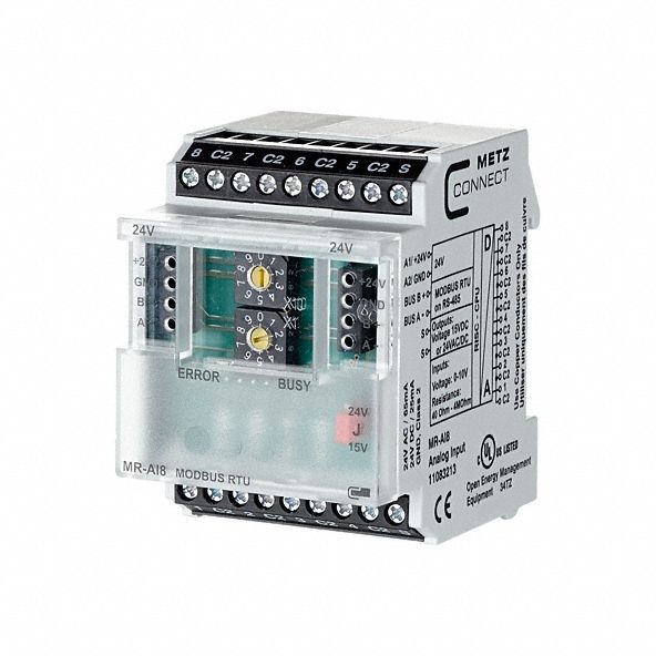 METZ CONNECT, C-Logline, Modbus RTU, Modbus Module - 824TU7|11083213 - Grainger