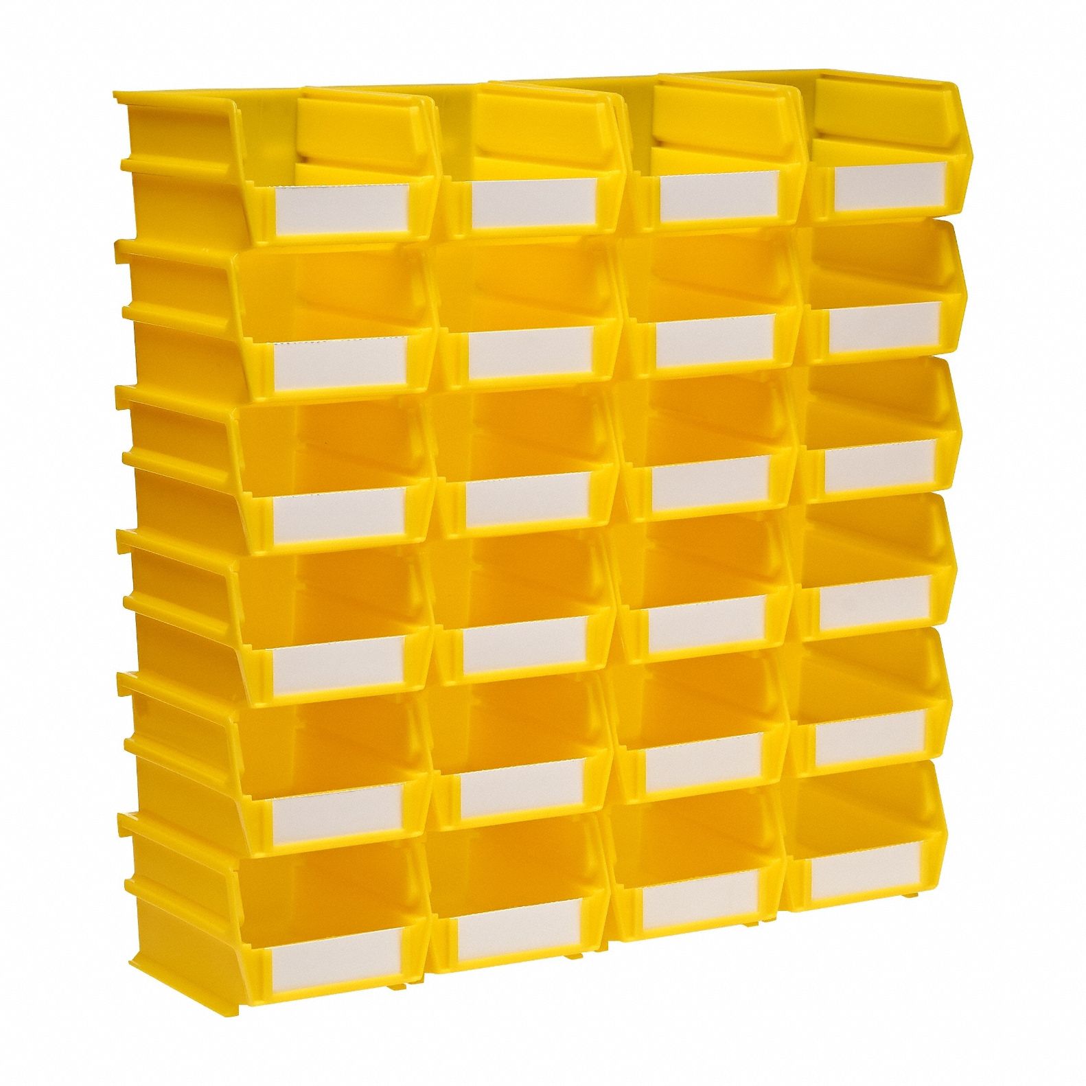 TRITON PRODUCTS, 4 1/8 in x 5 3/8 in x 3 in, Yellow, Storage Bin ...