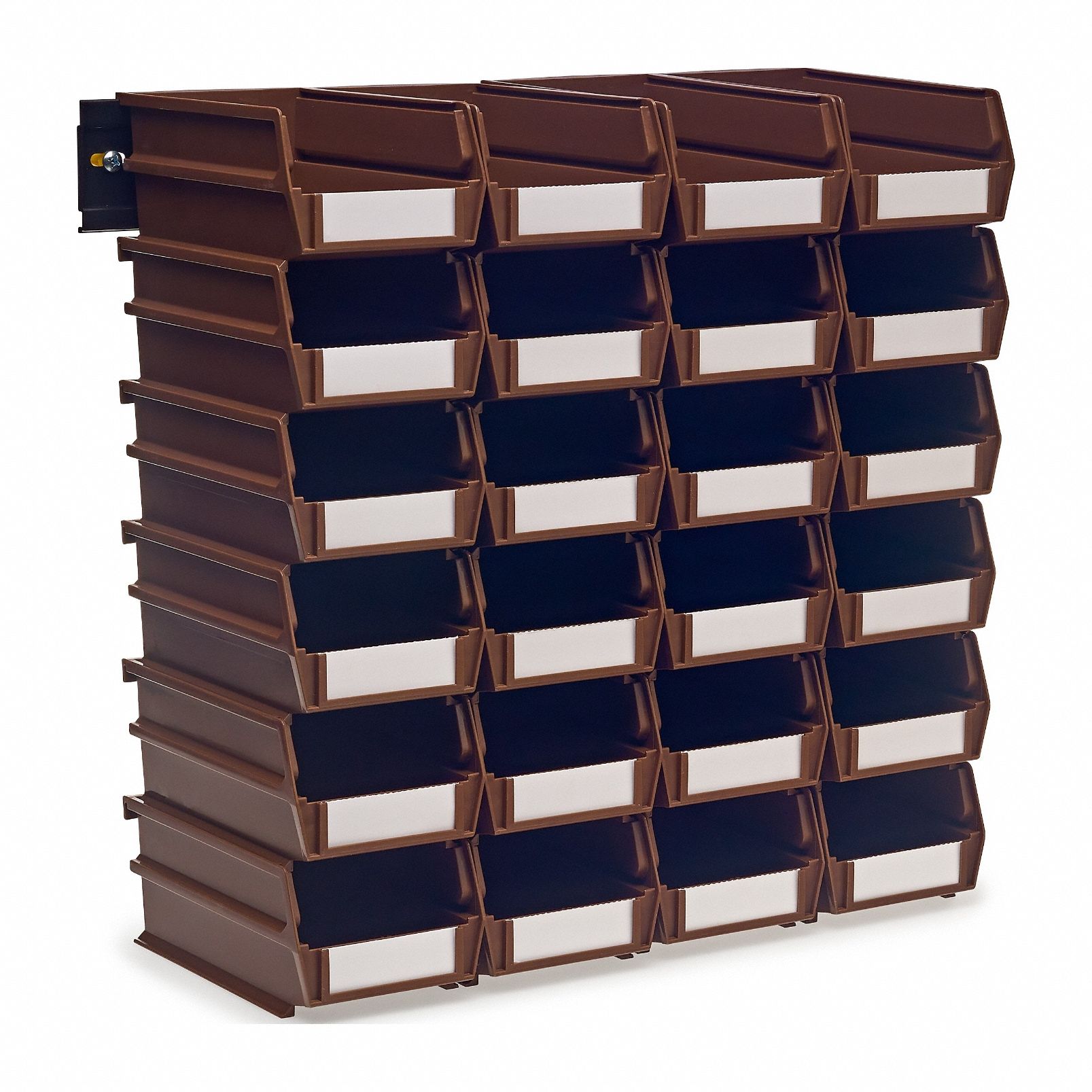 TRITON PRODUCTS, 4 1/8 in x 7 3/8 in x 3 in, Brown, Storage Bin ...