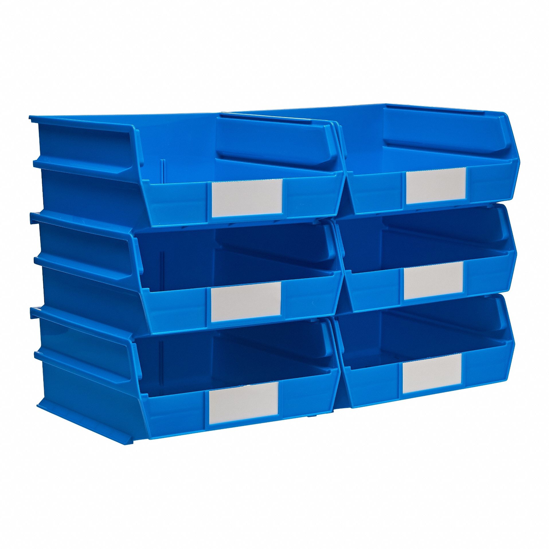 TRITON PRODUCTS, 11 in x 10 7/8 in x 5 in, Blue, Storage Bin - 840ZC7|3 ...