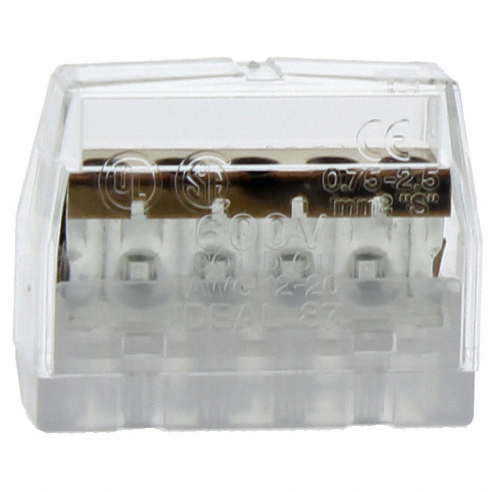 IDEAL, In-Sure™ Series, 5 Port, Push-In Wire Connector - 798HA3|30-087J ...