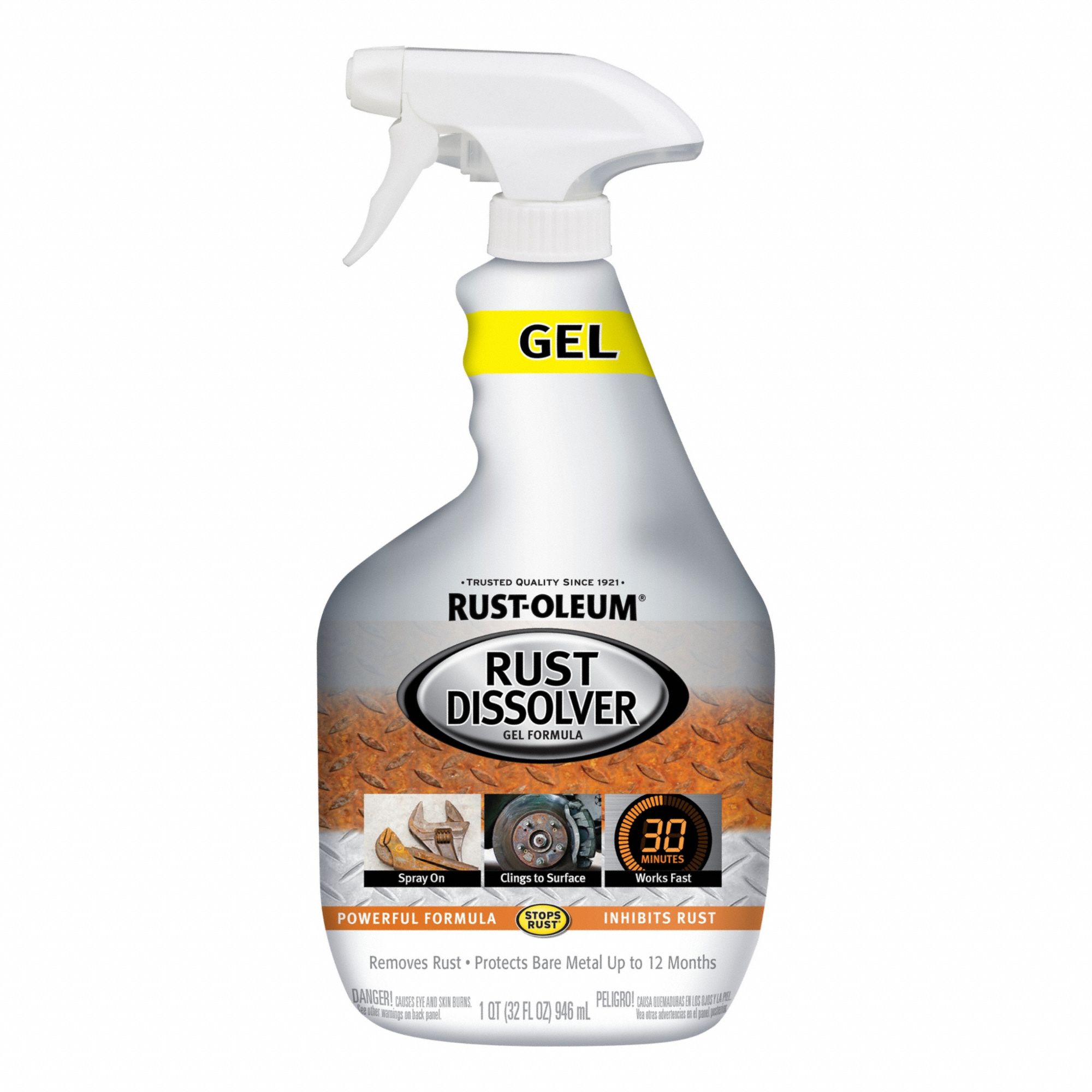 RUST-OLEUM, Trigger Spray Bottle, 32 oz Container Size, Rust Remover ...
