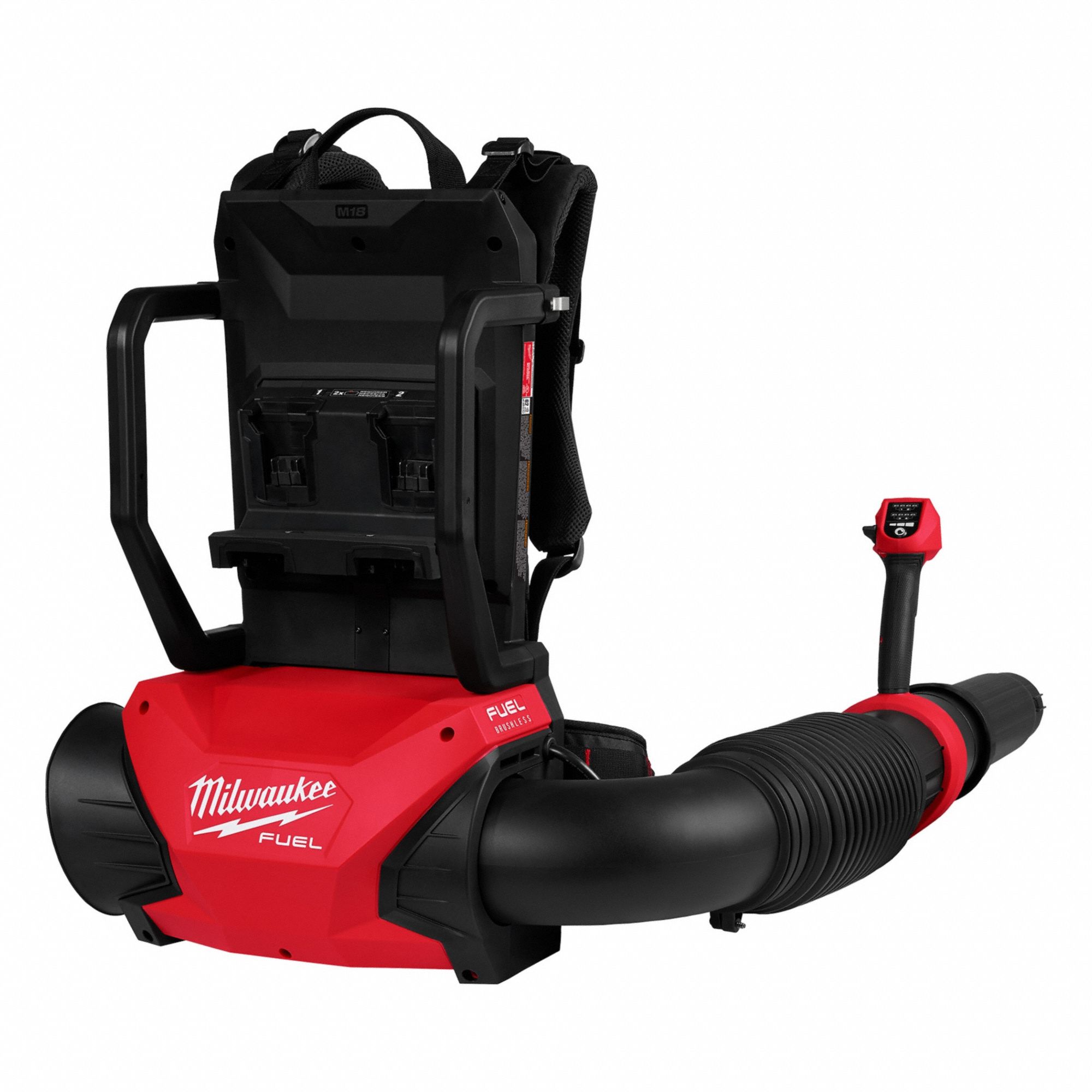 MILWAUKEE, Cordless, 650 cfm Max Air Flow, Battery-Powered Backpack ...