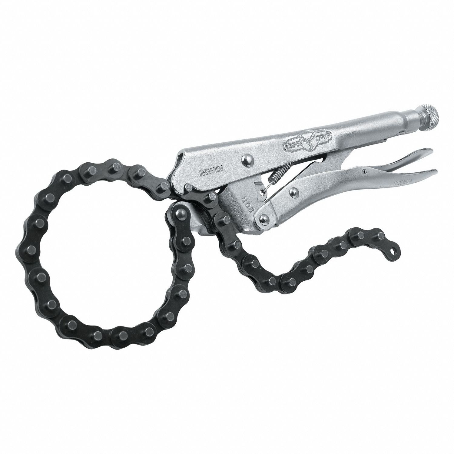 IRWIN, Fixed, 18 in Max Jaw Opening, Locking Chain Clamp - 803AC9|27ZR ...
