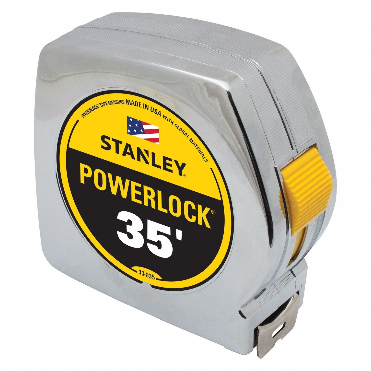 STANLEY, Inch, Nonmagnetic Single Hook Tip, Tape Measure - 4CL55|33-835 ...
