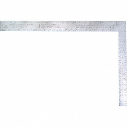 STANLEY, 24 in Base Lg, 24 in x 2 in, Carpenter Square - 6R155|45-300 ...