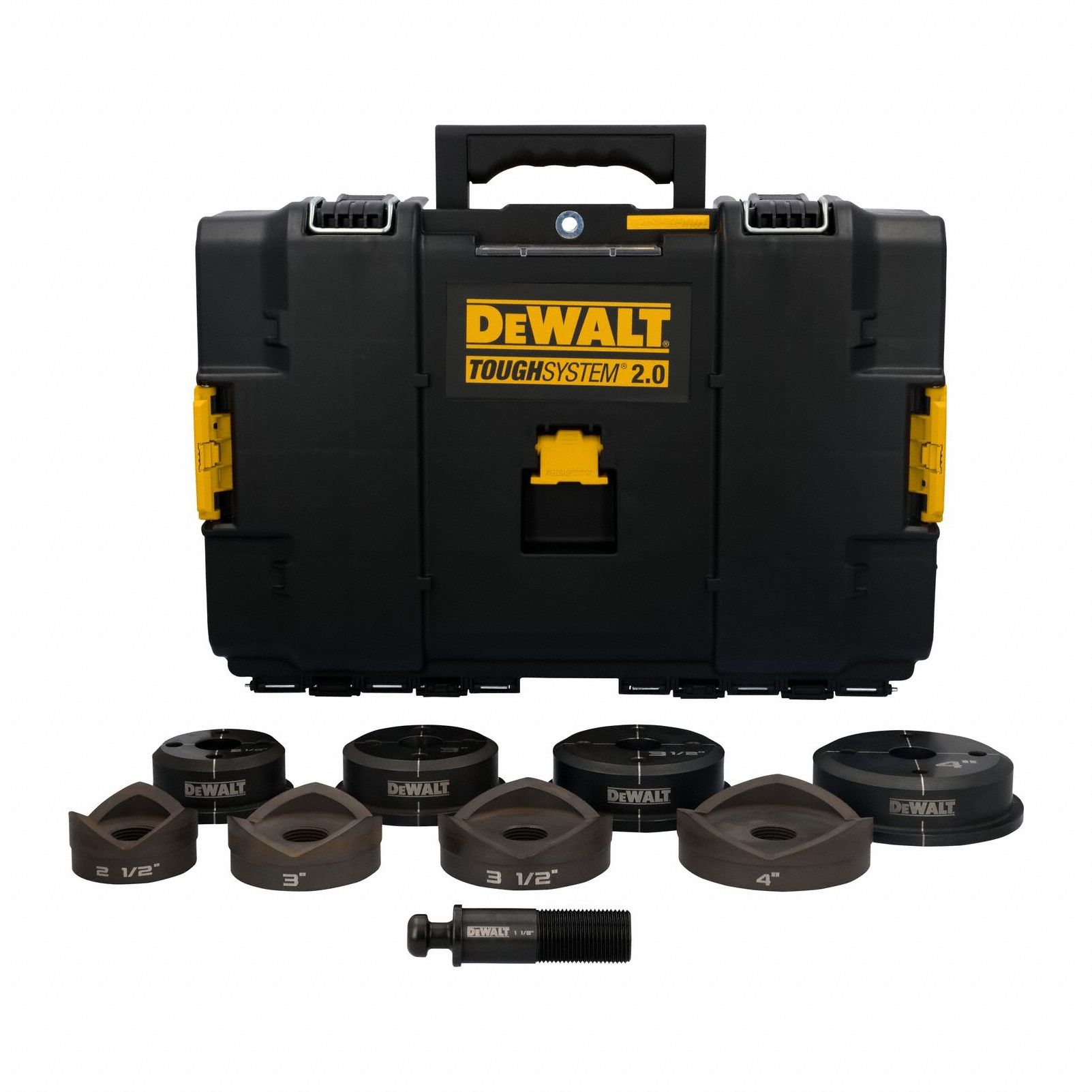 DEWALT, 10 ga Max Sheet Metal Capacity-Steel, Punch and Die, Knockout ...