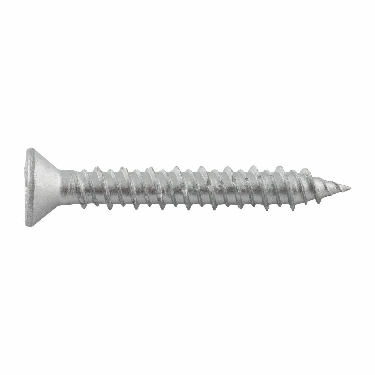 DEWALT, 1 1/4 in Overall Lg, 3/16 in Dia, Screw Anchor - 824F14 ...