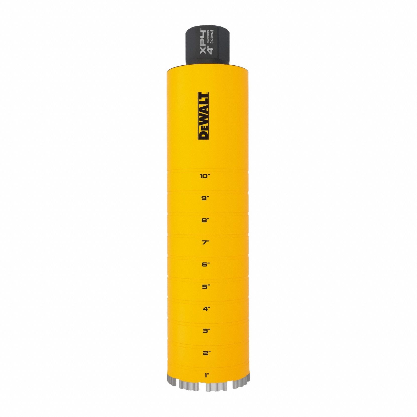 DEWALT, 4 in Core Dia, 14 in Max Drilling Dp, Core Bit - 825GT9|DW55019 ...