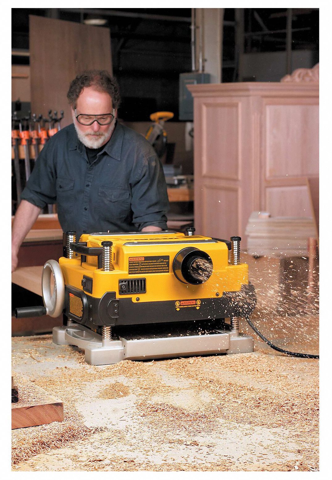 DEWALT Portable Planer: 115V, Single-Phase, 15 A, 2 hp, 13 in Max. Wd ...