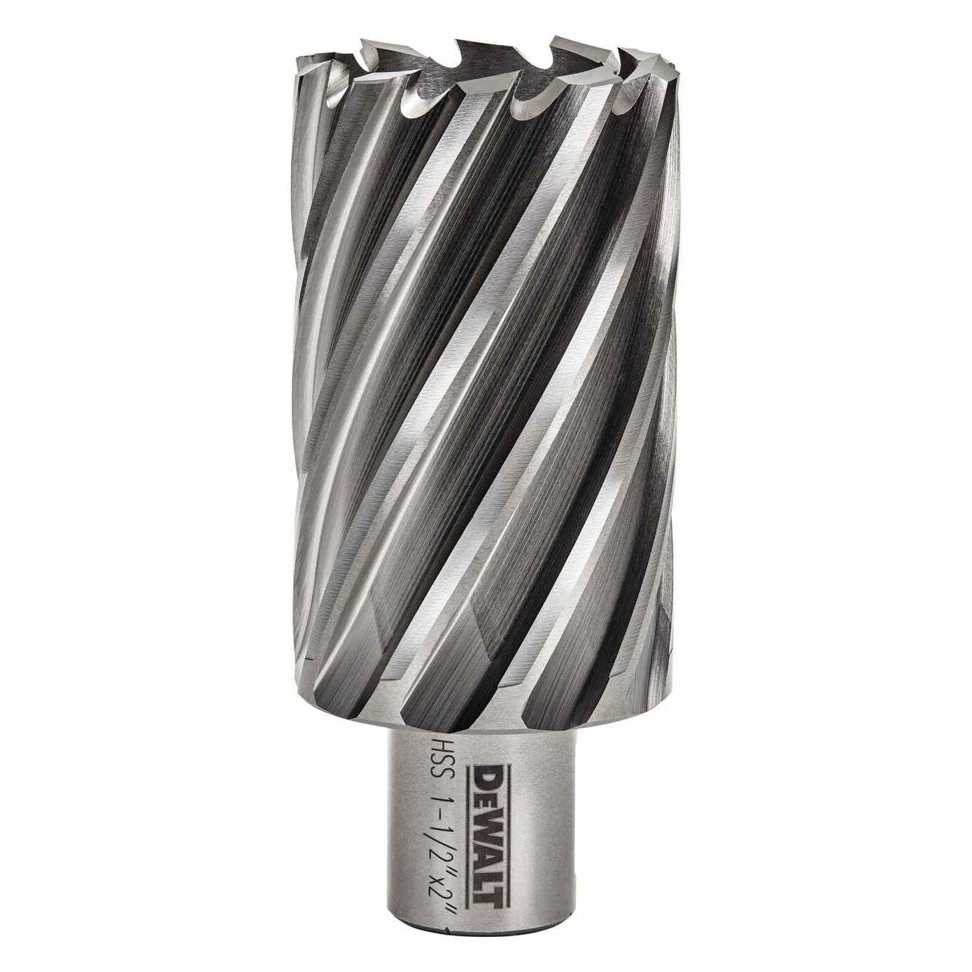 DEWALT, 1 1/2 in Cutter Dia, 2 in Max Cutting Dp, Annular Cutter ...