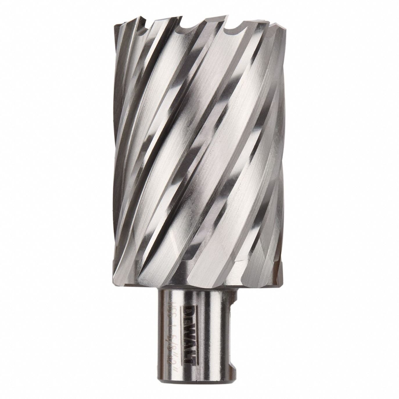 DEWALT, 1 5/8 in Cutter Dia, 2 in Max Cutting Dp, Annular Cutter ...