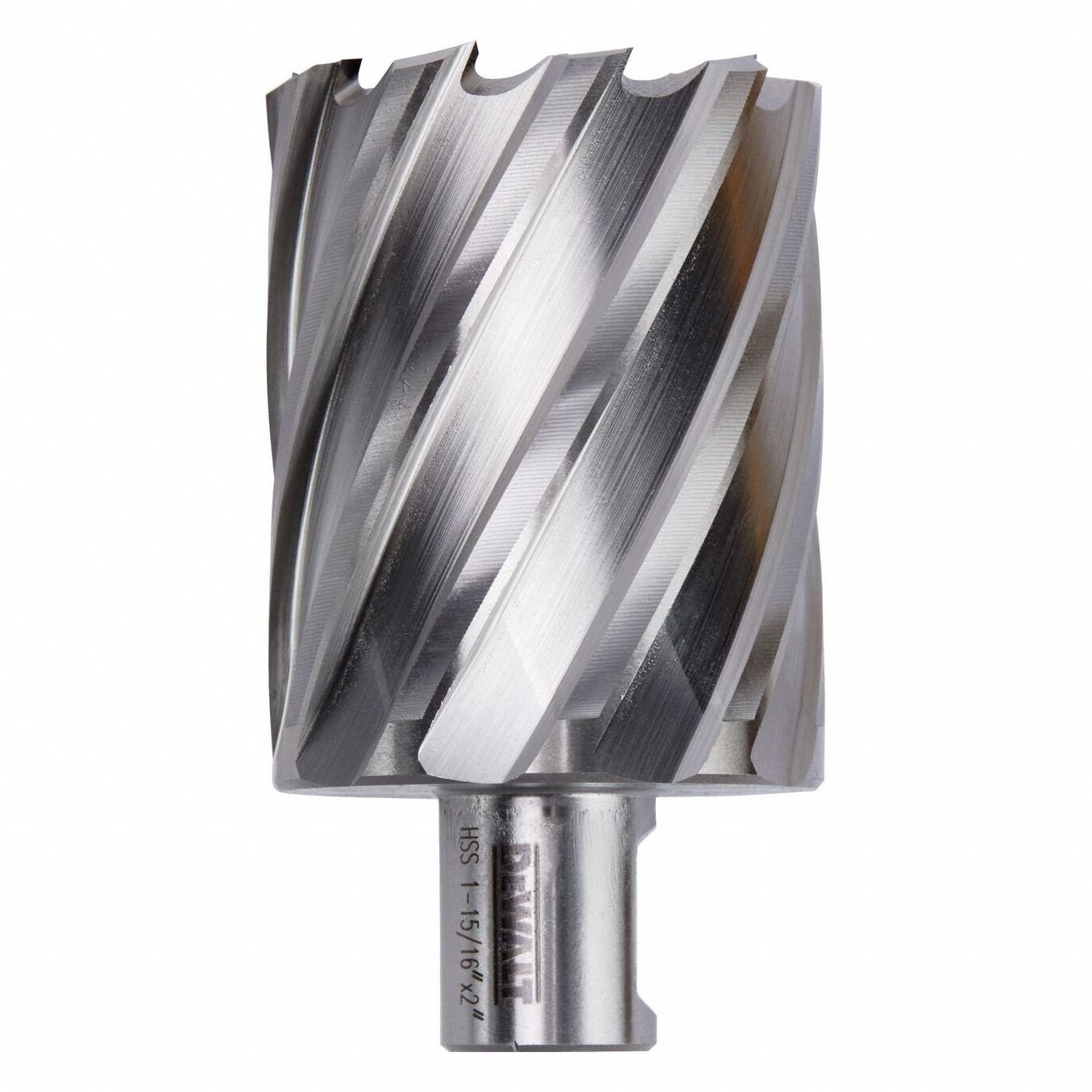 DEWALT, 1 15/16 in Cutter Dia, 2 in Max Cutting Dp, Annular Cutter ...