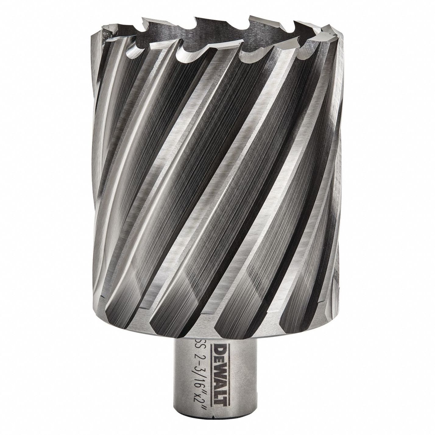 DEWALT, 2 3/16 in Cutter Dia, 2 in Max Cutting Dp, Annular Cutter ...