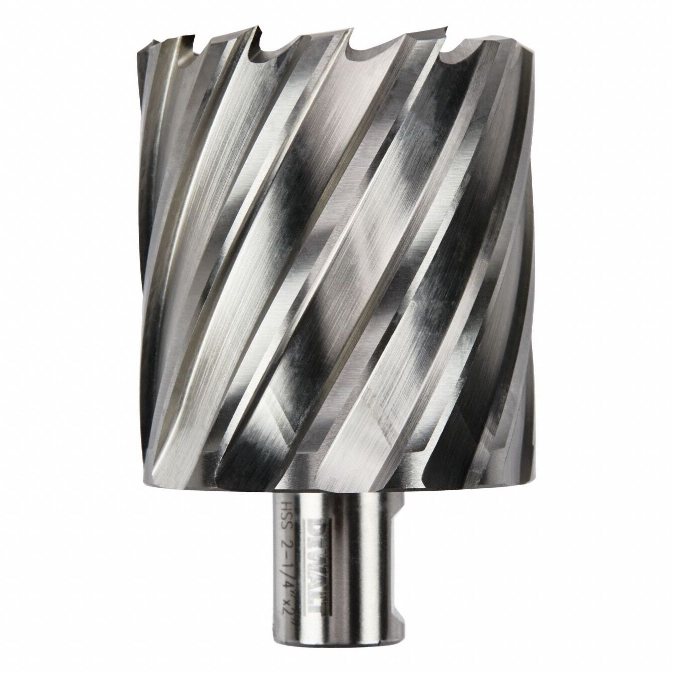 DEWALT, 2 1/4 in Cutter Dia, 2 in Max Cutting Dp, Annular Cutter ...