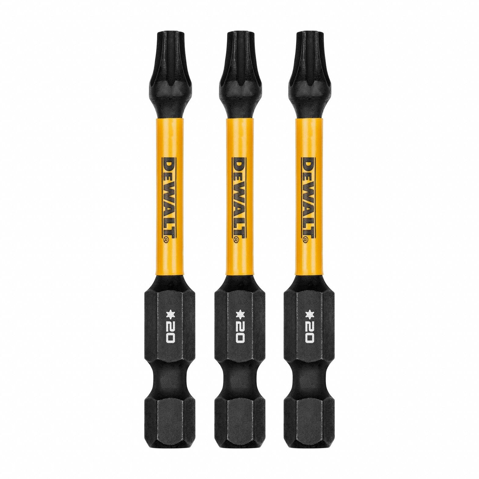 DEWALT, Screwdriver Bit, T20 Bit Size, Driver Bit - 846D28|DWAF2TX20IR3 ...