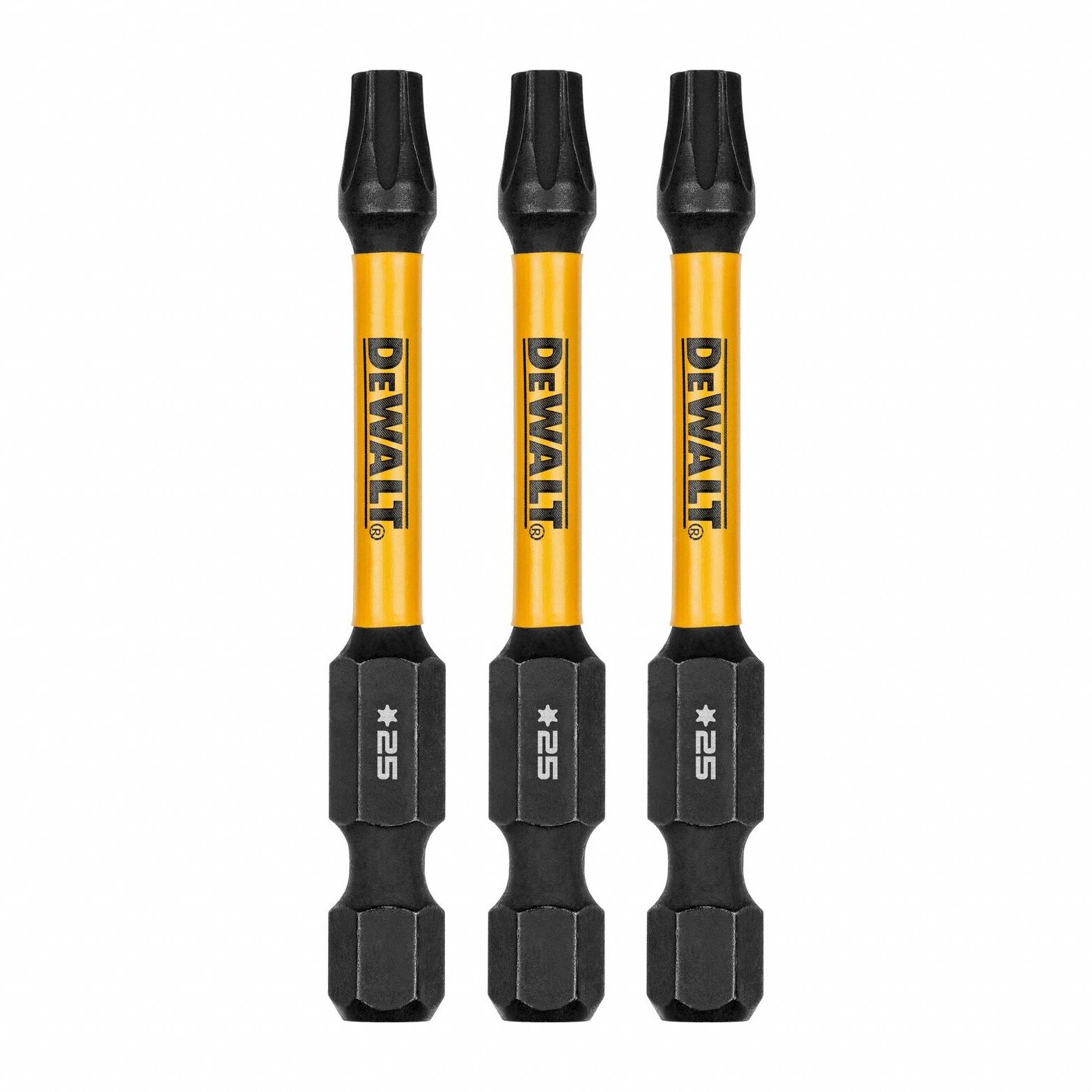 DEWALT, Screwdriver Bit, T25 Bit Size, Driver Bit - 846D29|DWAF2TX25IR3 ...