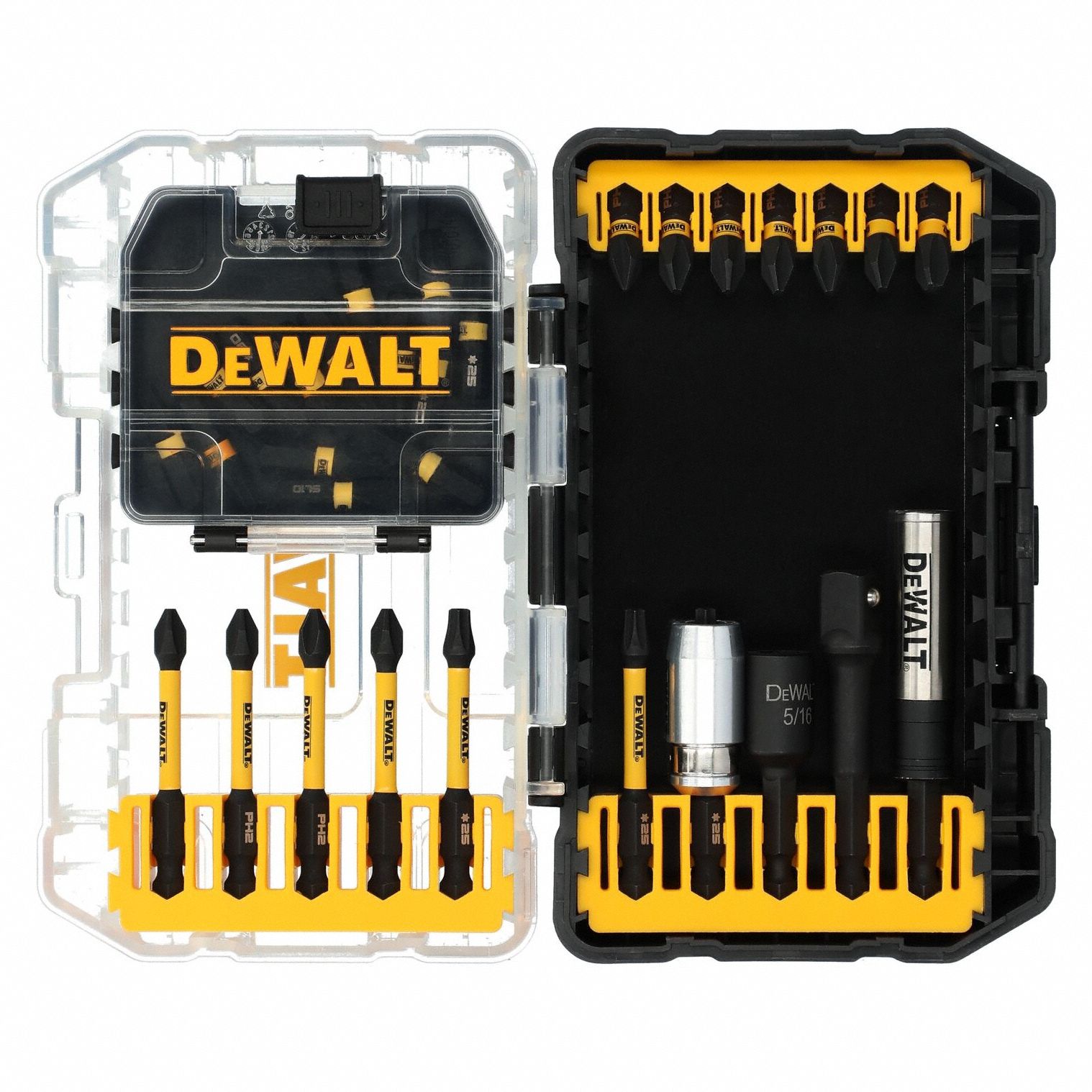 DEWALT, Driver Bit Set, 32 No. of Pieces, Screwdriver bit sets - 811EL3 ...