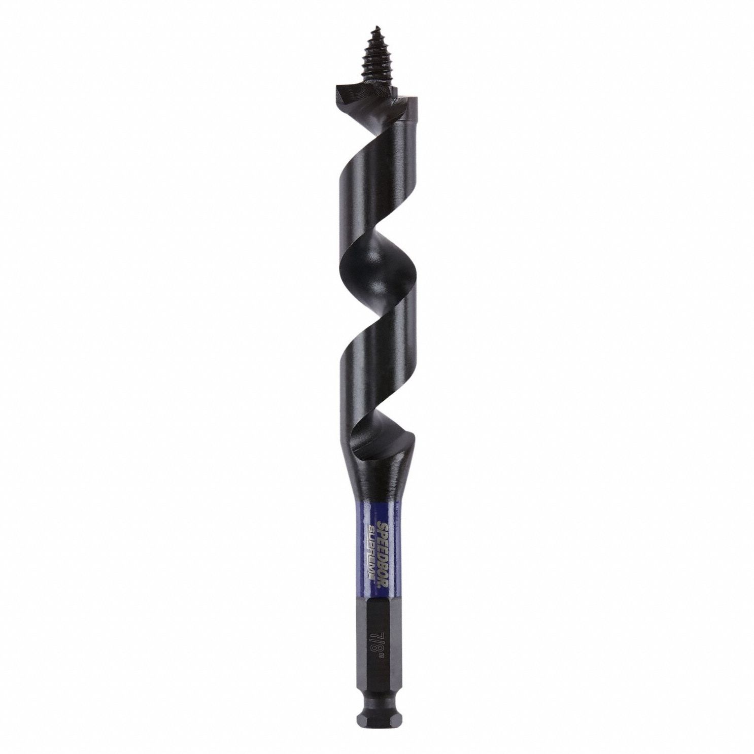 IRWIN, 7/8 in Drill Bit Size, 7 1/2 in Overall Lg, Auger Drill Bit ...