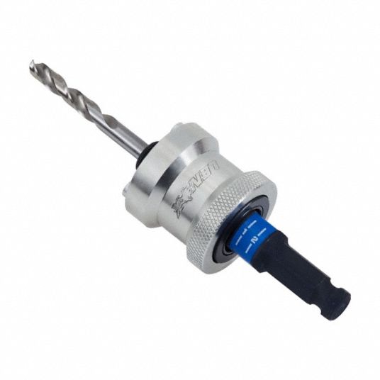 LENOX, Quick Change, 5/8"-18 Thread Size, Hole Saw Arbor - 846AA3 ...