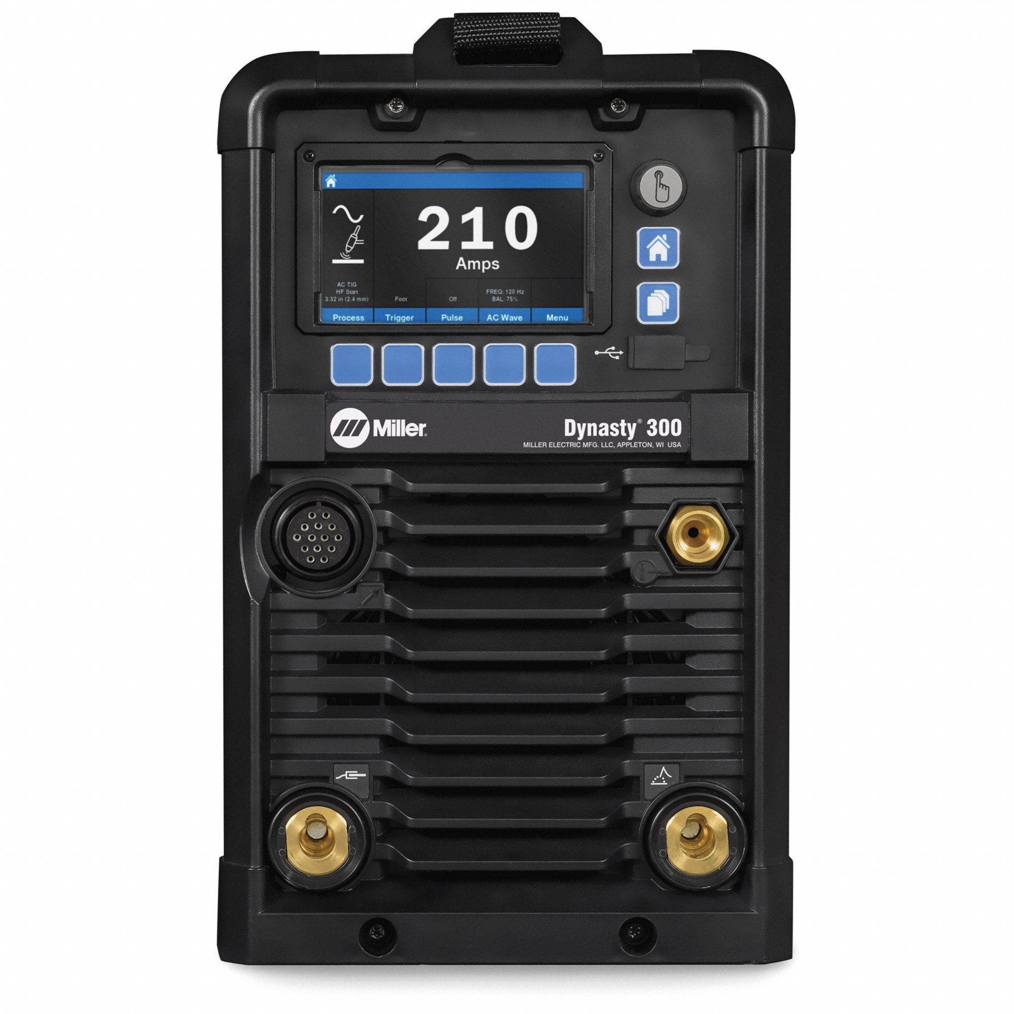 MILLER ELECTRIC TIG Welder: Dynasty 210, AC/DC, Power Source Only ...