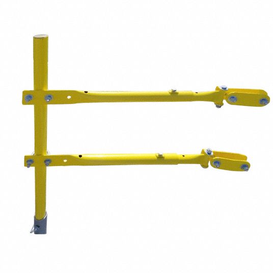 RAILGUARD 200 FIT RITE SERIES, 32 in x 3 3/8 ft, Permanent, Guardrail ...