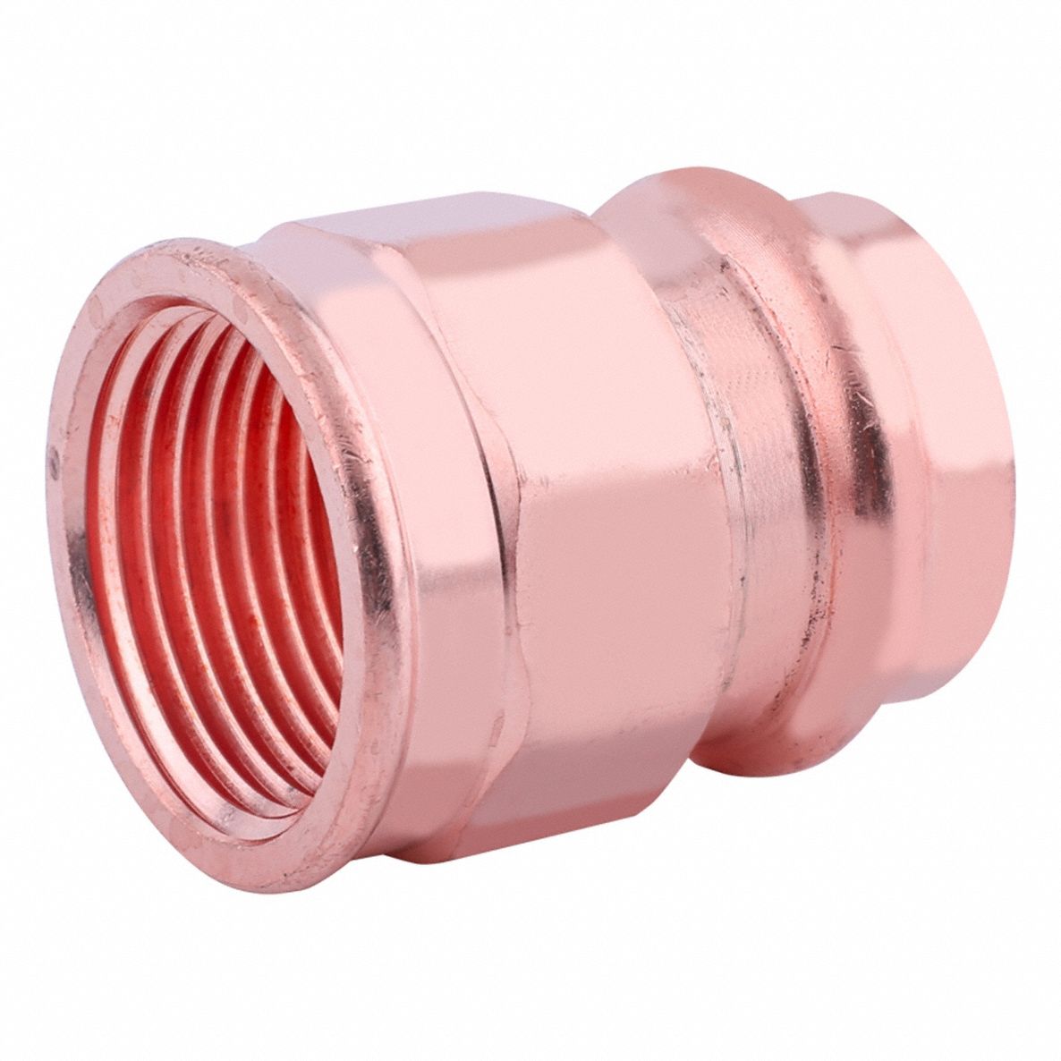 Straight, 3/4 in CTS x 3/4 in Pipe size, Crimp Adapter Fitting - 816Z45 ...
