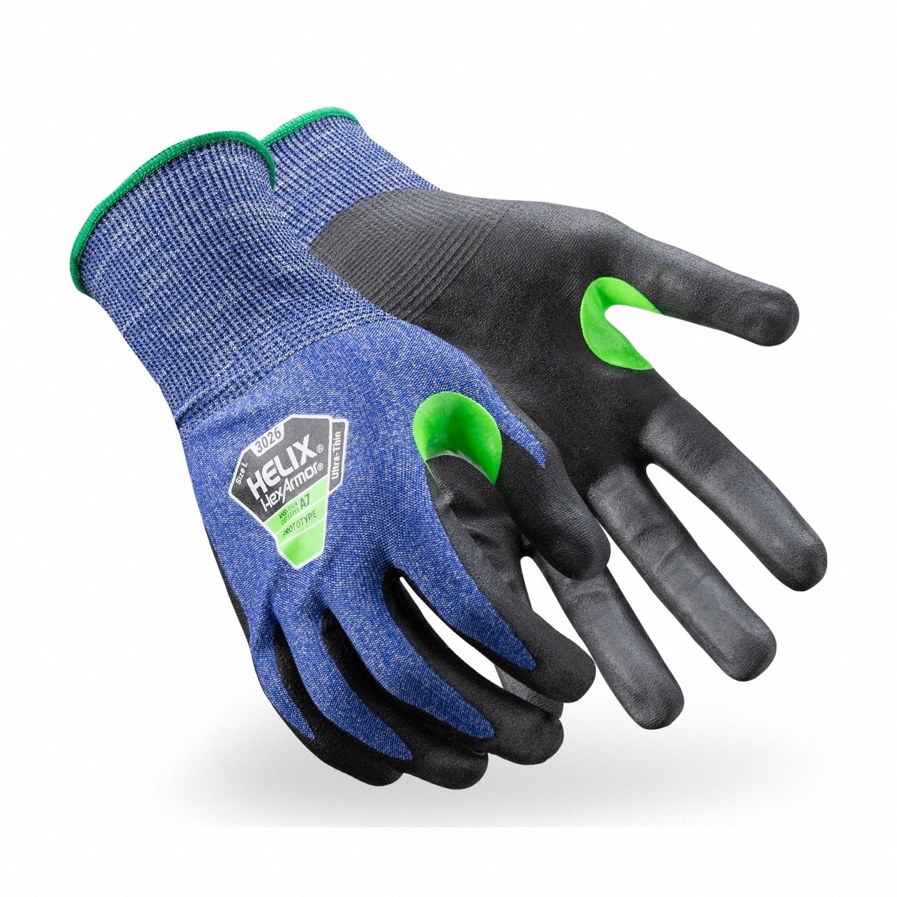 HEXARMOR, S ( 7 ), ANSI Cut Level A7, Knit Gloves - 822GF8|3026-S (7) - Grainger