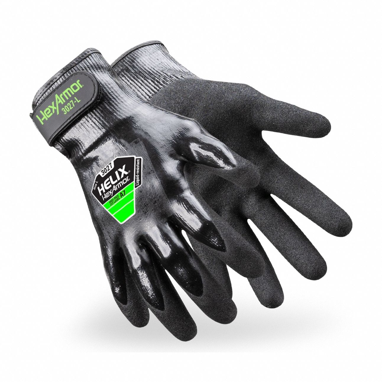 HEXARMOR, XL ( 10 ), ANSI Cut Level A7, Knit Gloves - 822GH3|3027-XL (10) - Grainger