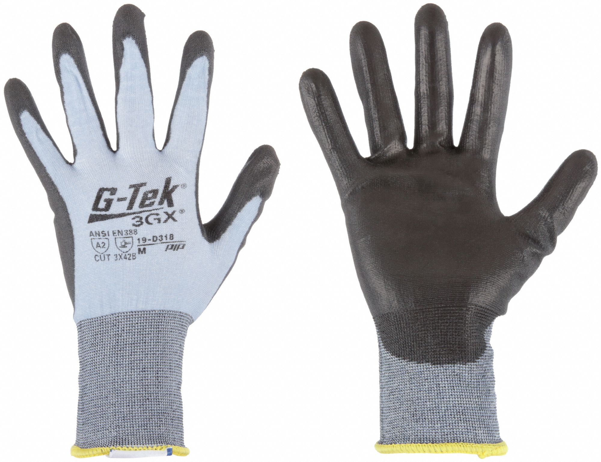 PIP, M ( 8 ), ANSI Cut Level A3, Knit Gloves - 302K97|19-D318/M - Grainger