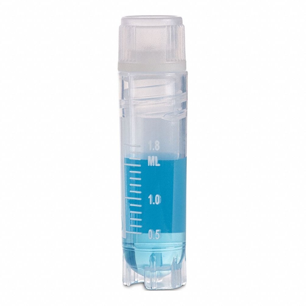 Polypropylene, 0.068 fl oz Capacity - oz, Cryogenic Vial - 812FT4|3034 ...