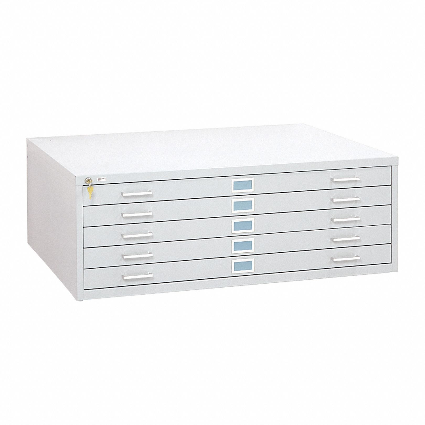 SAFCO PRODUCTS, White, 5 Drawers, Flat File Cabinet - 842X34|4998WHR ...