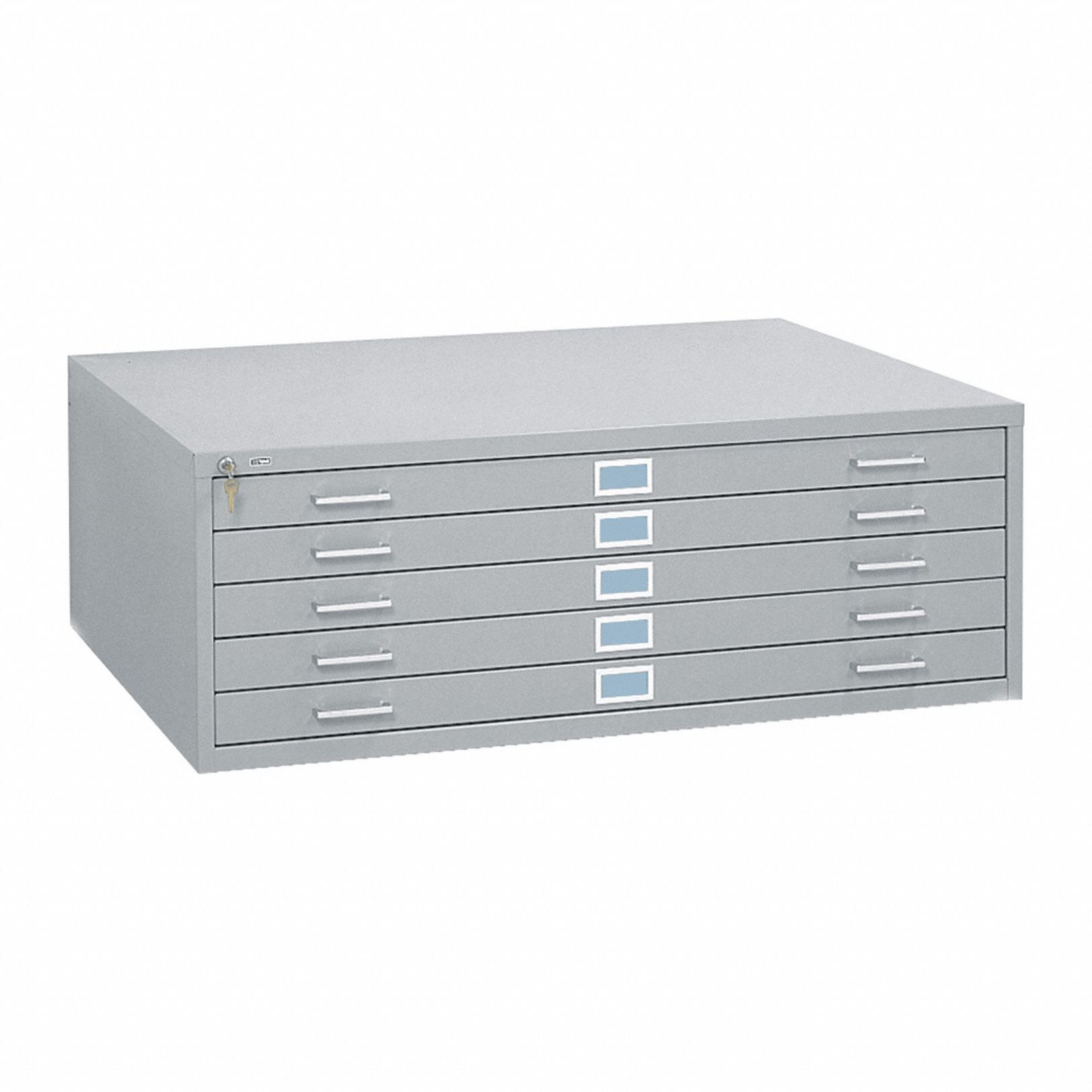 SAFCO PRODUCTS, Gray, 5 Drawers, Flat File Cabinet - 842X32|4998GRR ...