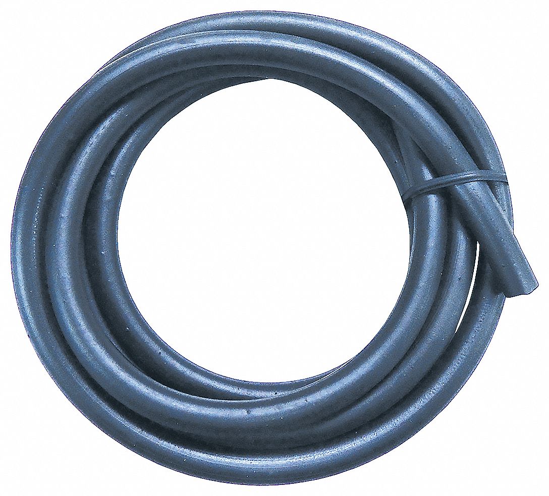SUPCO AIR TUBING, NEOPRENE, BLACK, 5 FEET, 3/16 IN, 0 ° TO 160 ° F, FOR ...